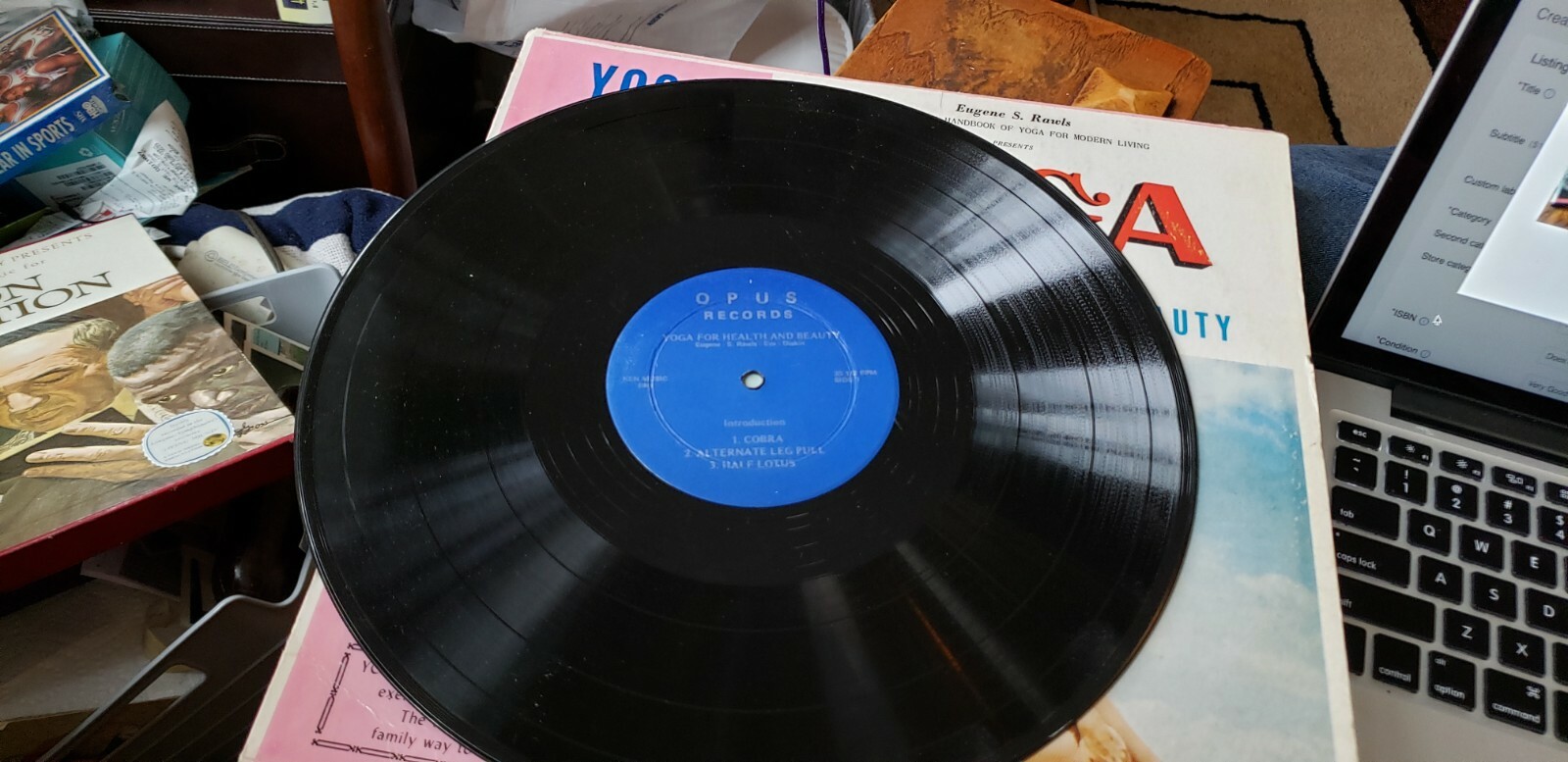 YOGA For Health And Beauty OPUS Instructional LP Eve Diskin Eugene S ...