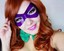 Riddler Purple Costume Leather Eye Mask - MOST Authentic - FREE Bonus ...