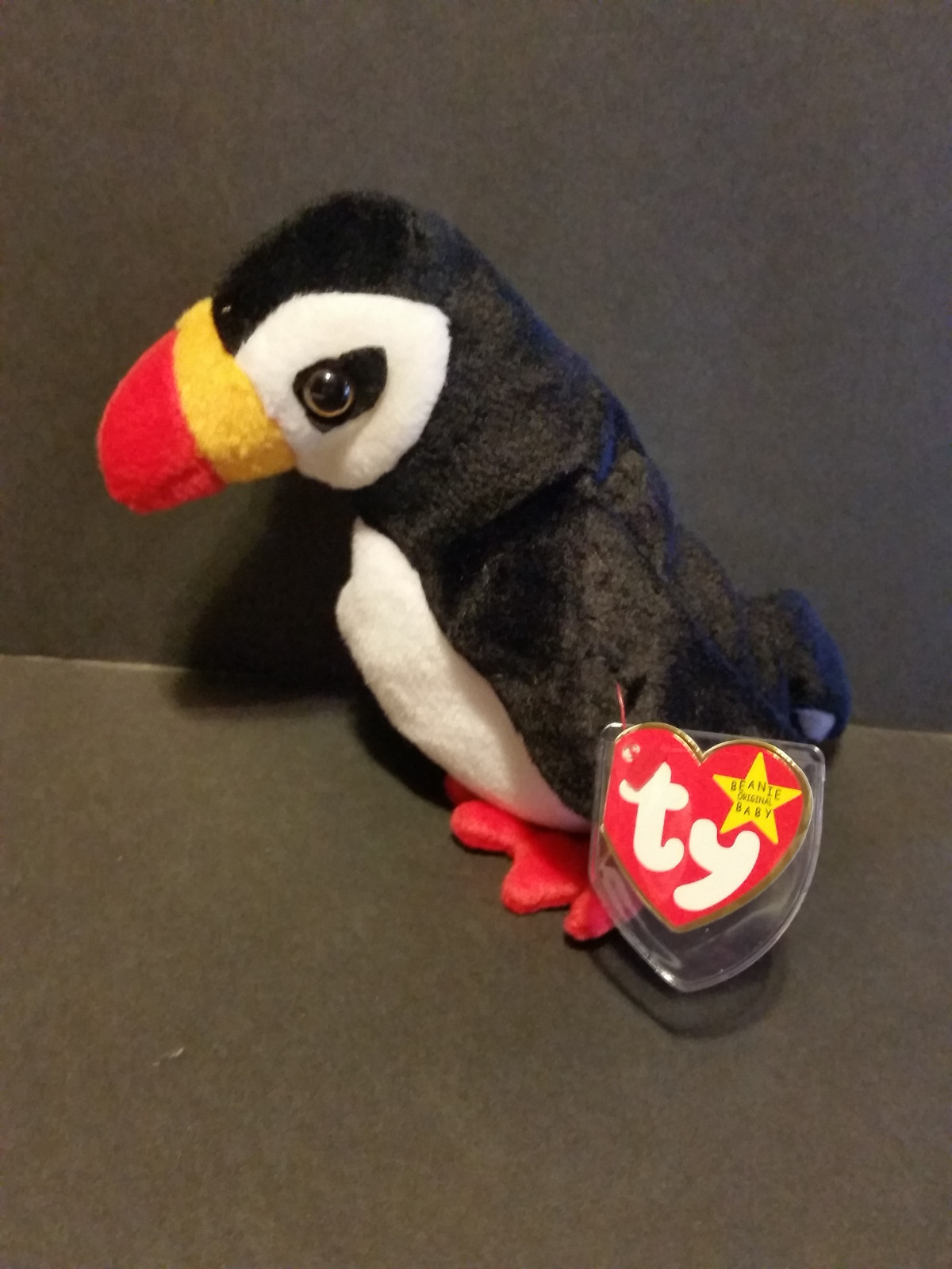 1997 Ty Beanie Baby PUFFER the PUFFIN w/TAGS PVC Pellets | eBay