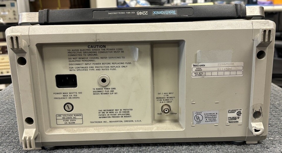 Tektronix 2246 100 MHz oscilloscope - Free Shipping | eBay