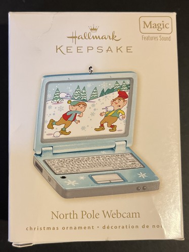 Hallmark Ornament: NORTH POLE WEBCAM - Dated 2008 - Magic | eBay