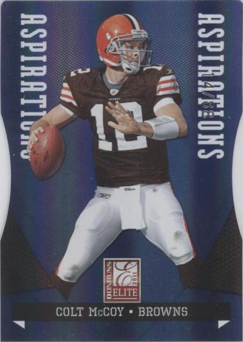 2011 Donruss Elite - Colt McCoy #23 Aspirations Die-Cut /88 for sale ...