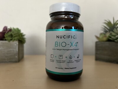 BIO-X4 Nucific Weight Loss Lose Manage Probiotic Cravings Metabolism ...