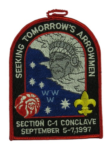 Section C-1 Conclave September 5-7, 1997 Patch RED Bdr (7D1148) | eBay