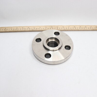 Chandan Import Raised Face Socket Weld Flange 304 SS Sch40 #300 1-1/2 ...