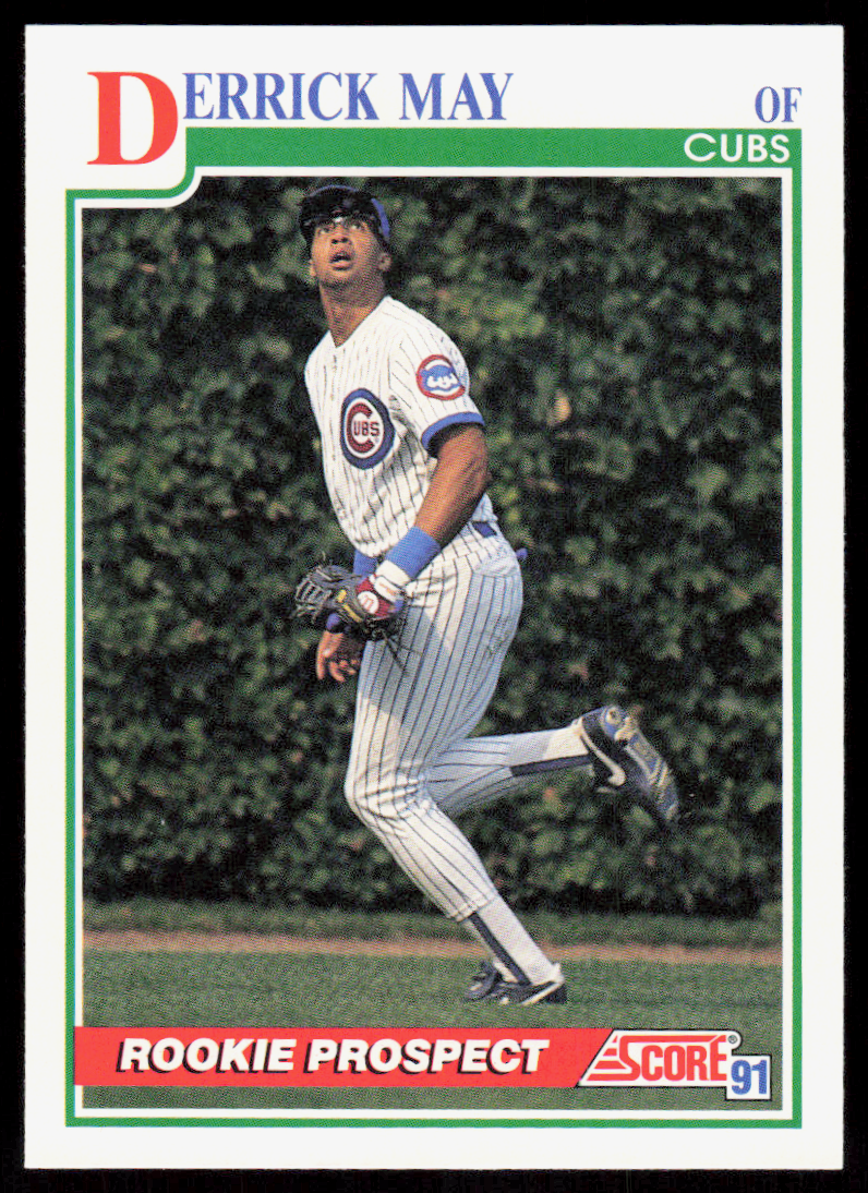 1991 Score 379 Derrick May Chicago Cubs | eBay