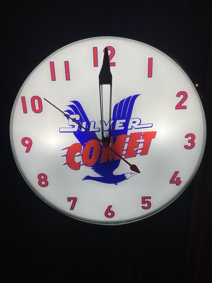 Tresler Comet Clocks Pam Clock Cincinnati Oil Gas Works 15” | eBay