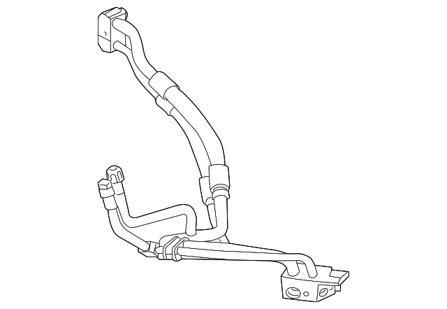 04 05 Jaguar Xj8 AC Air Line Hose Pipe Tube Fitting OEM for sale online ...