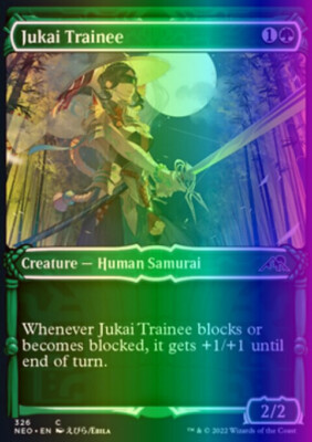 MTG Magic the Gathering Jukai Trainee (326/604) Kamigawa Neon Dynasty ...