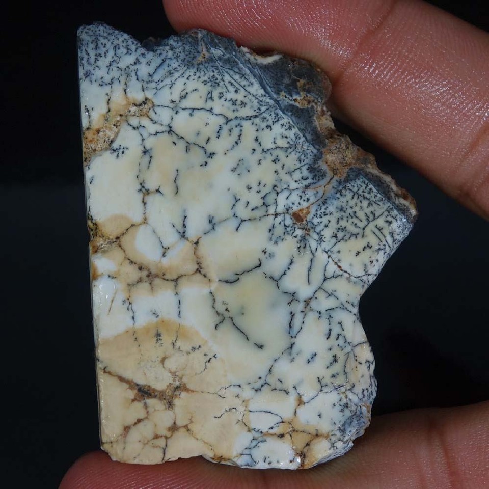 Dendrite Opal Rough Slab Cabochon Matarial 100% Natural For Loose ...