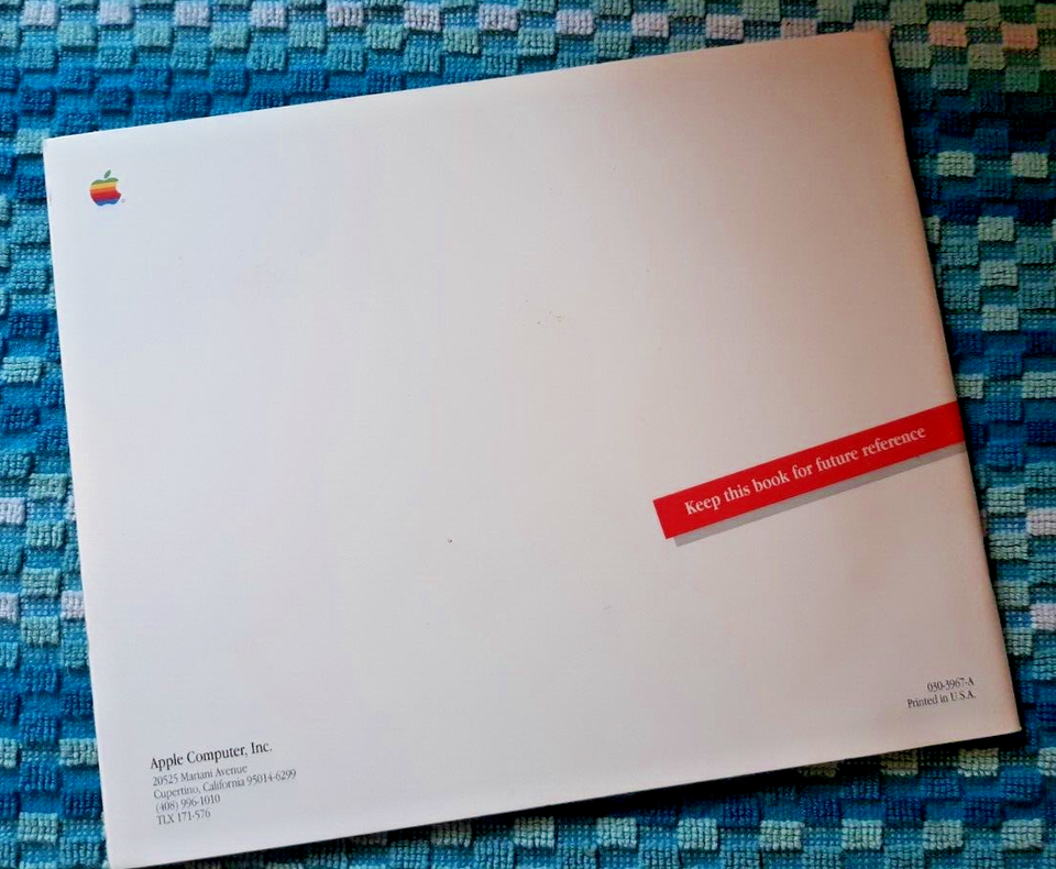 MACINTOSH Mac IIsi Getting Started Manual guide 030-3967-A Apple ...
