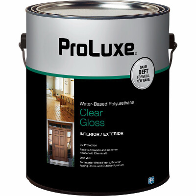 Proluxe PLX257/01 Water-Based Polyurethane Finish, Interior/ Exterior ...