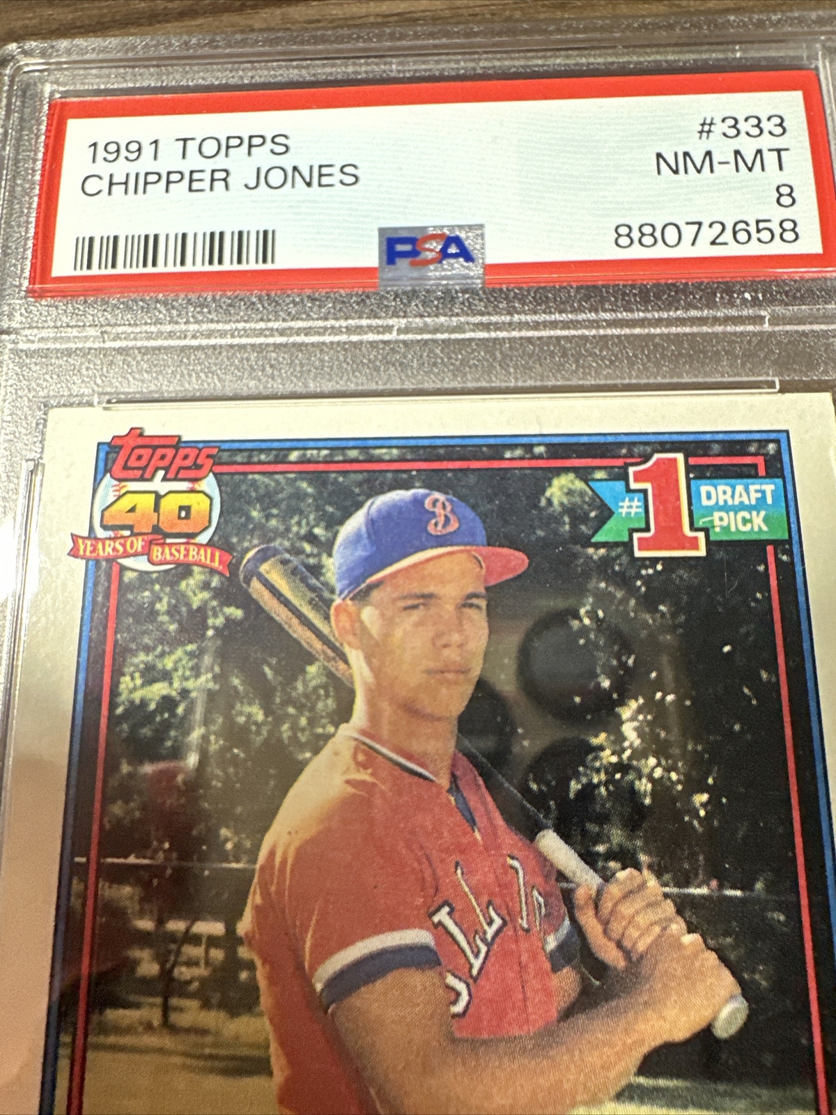 1991 Topps - Collector's Edition (Tiffany) #333 Chipper Jones (RC) for ...