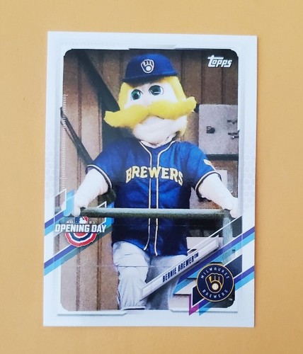 2021 Topps Opening Day Mascots #M-8 Bernie Brewer Milwaukee Brewers | eBay