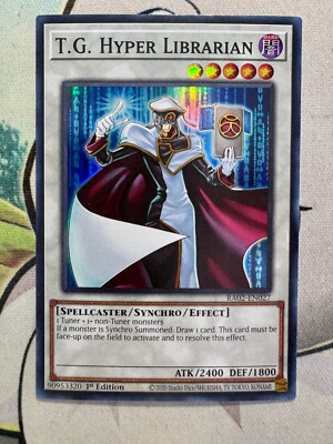 T.G. Hyper Librarian Holo Yugioh TCG YG512 | eBay