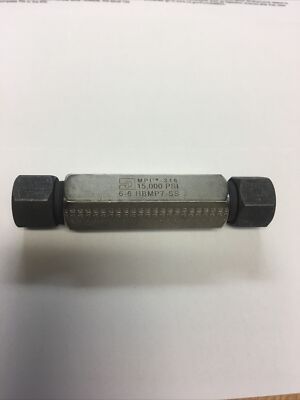 Parker MPI 6-6 HBMP7-SS Tube Union Fitting, 15,000 PSI, New | eBay