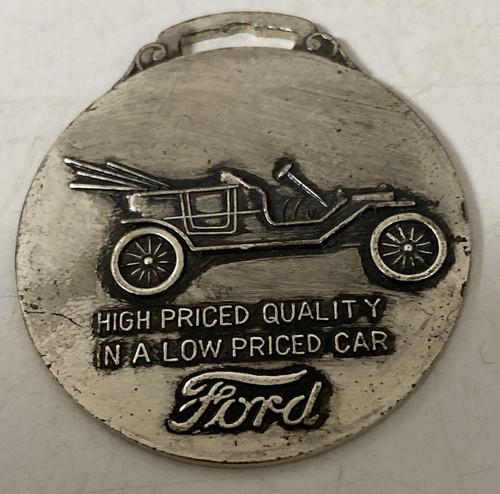 RARE VINTAGE FORD MODEL T AUTOMOBILE EMBLEM WATCH FOB | eBay