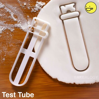 Test Tube cookie cutter | Science laboratory equipment chemists novelty ...