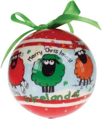 WACKY WOOLLIES COLORFUL SHEEP IRISH CHRISTMAS ORNAMENTS | eBay
