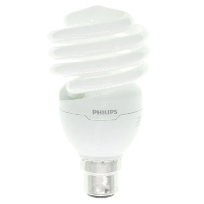 PHILIPS Tornado Spiral Energy Saving Light Bulb B22 240V 24W C/DL ...