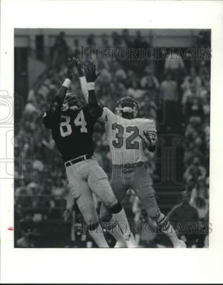 1981 Press Photo Vernon Perry, Houston Oilers Football Player in Game ...