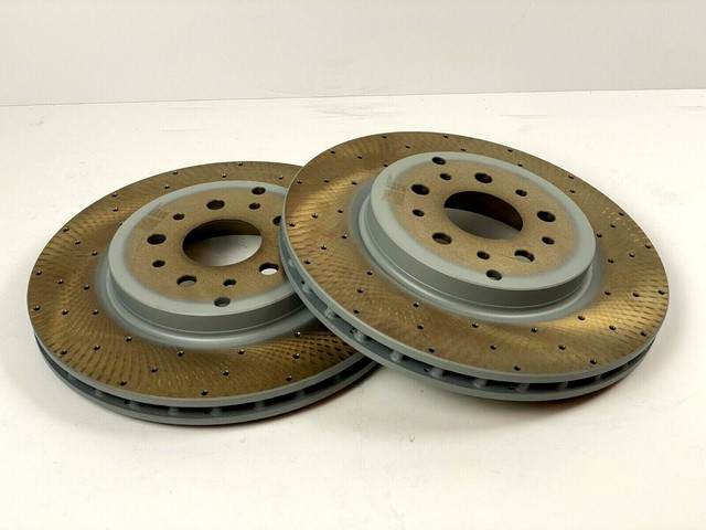 Maserati Granturismo Rear Brake Rotor Cross Drilled P/n 228411 for sale ...