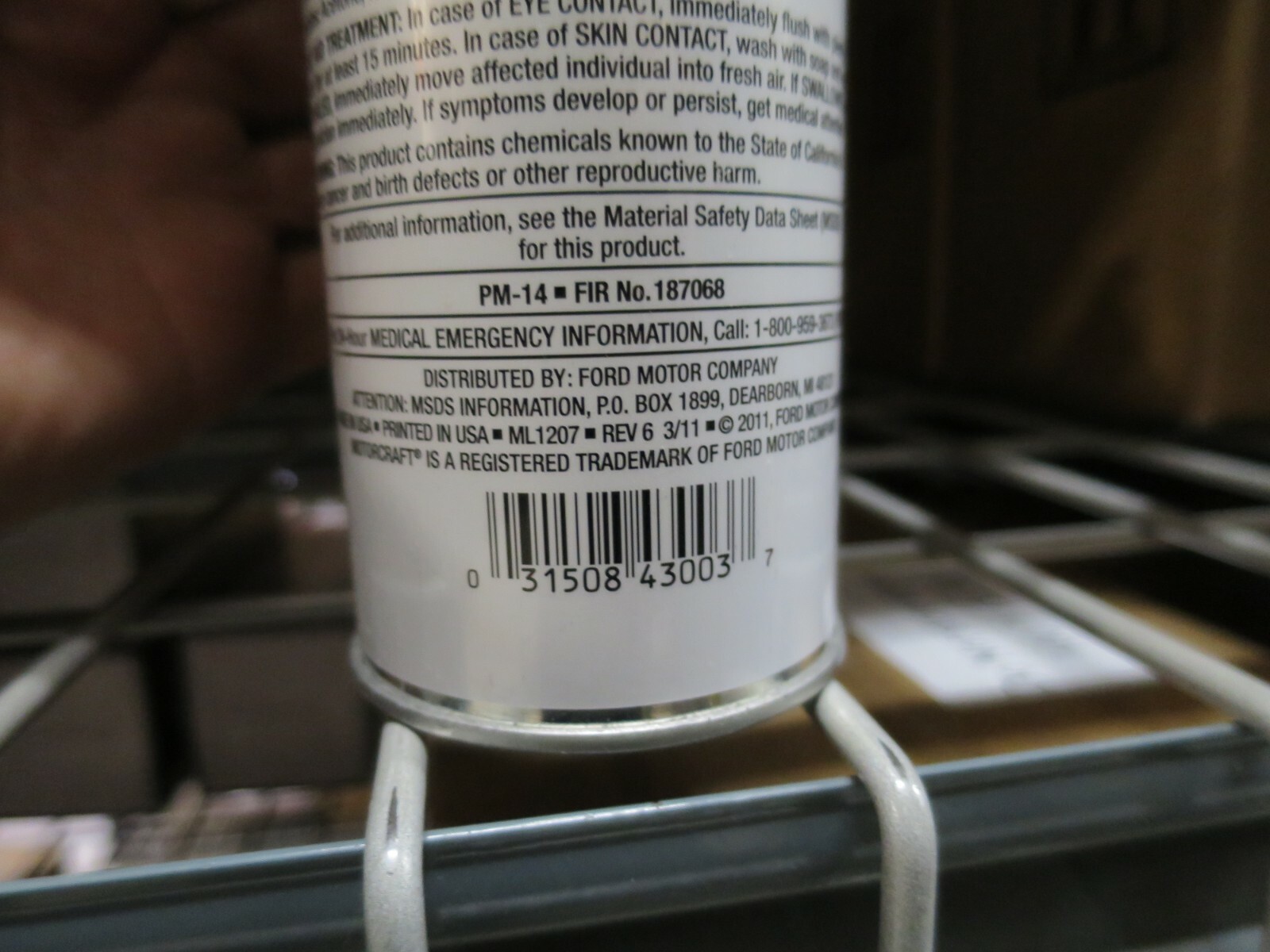 Motorcraft PM-14 Choke and Linkage Cleaner 11oz Can | eBay