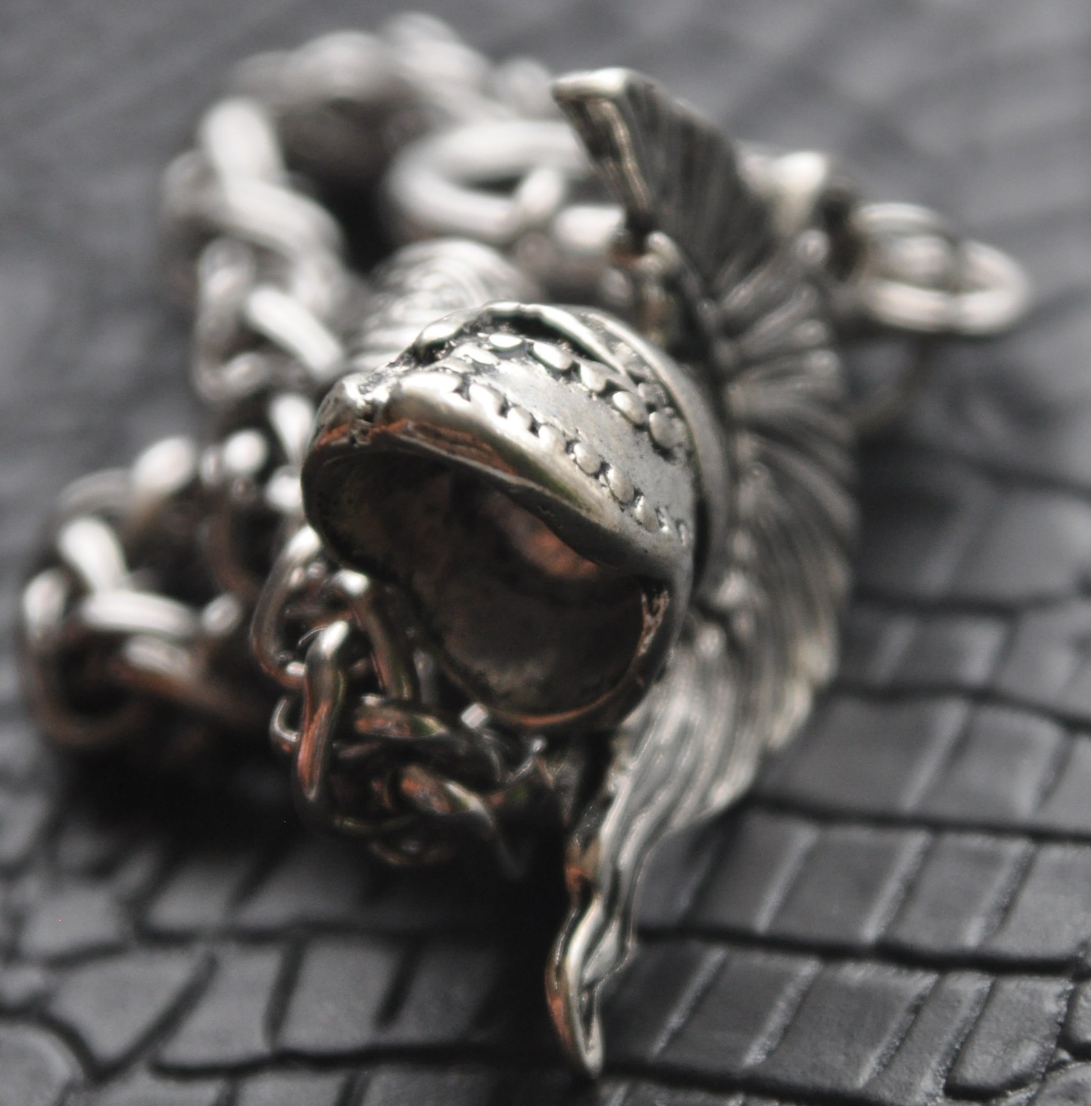 Roman Empire Ancient Greek Spartan Warrior Mohawk Helmet Charm Bracelet ...