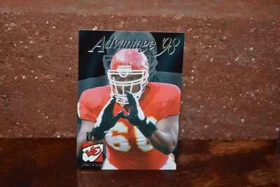 KANSAS CITY CHIEFS VICTOR RILEY CARD ADVANTAGE '98 SILVER TITLE EDITION ...