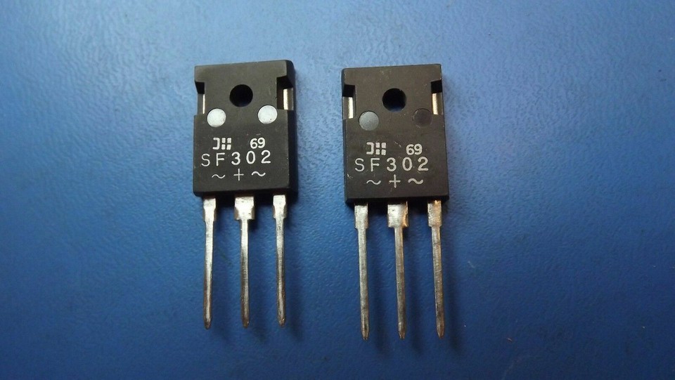 (2PCS) SF302 DIODES INC. Rectifiers 30A 100V TO-3P, 3 PIN | eBay