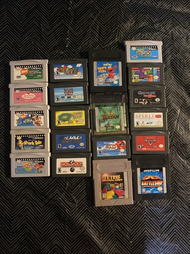 Game boy/ Advanced Game Lot Of 20 Games Super Mario Advanced, GBA ...