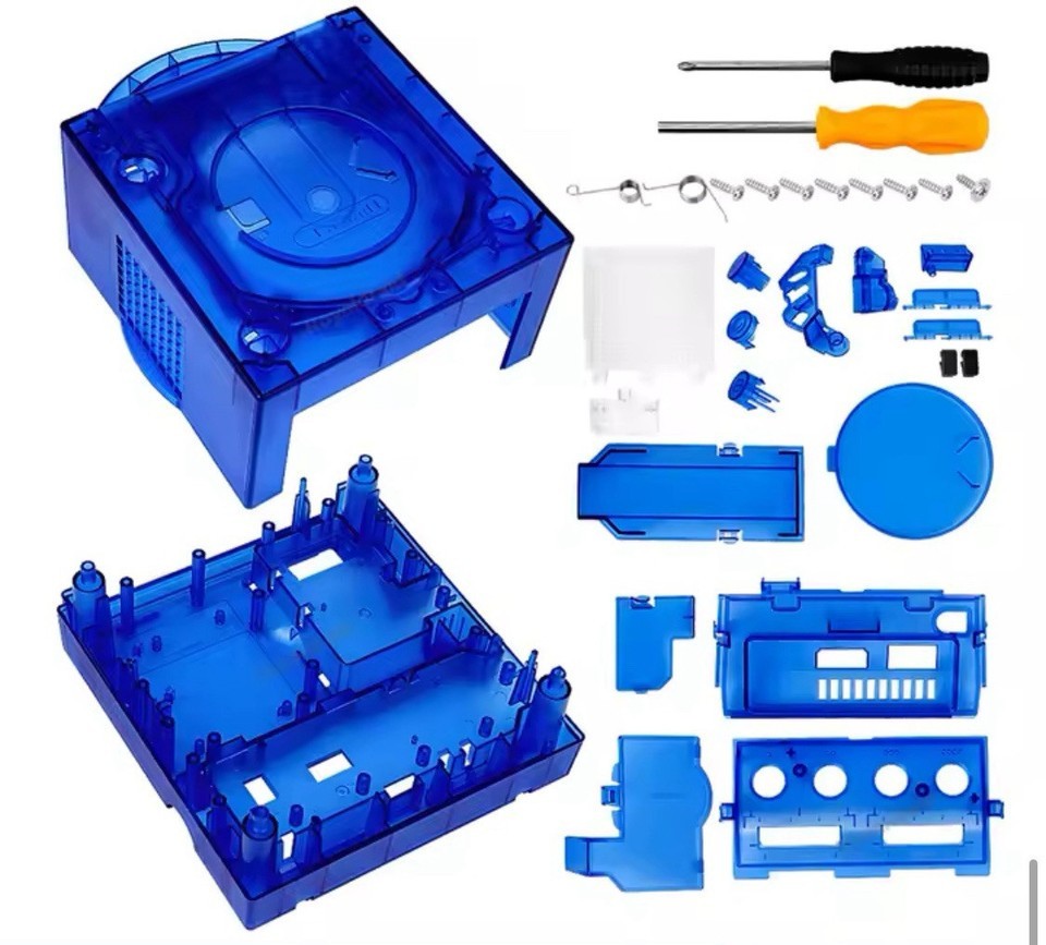 Gamecube Full Replacement Console Shell Housing Transparent Gameboy ...