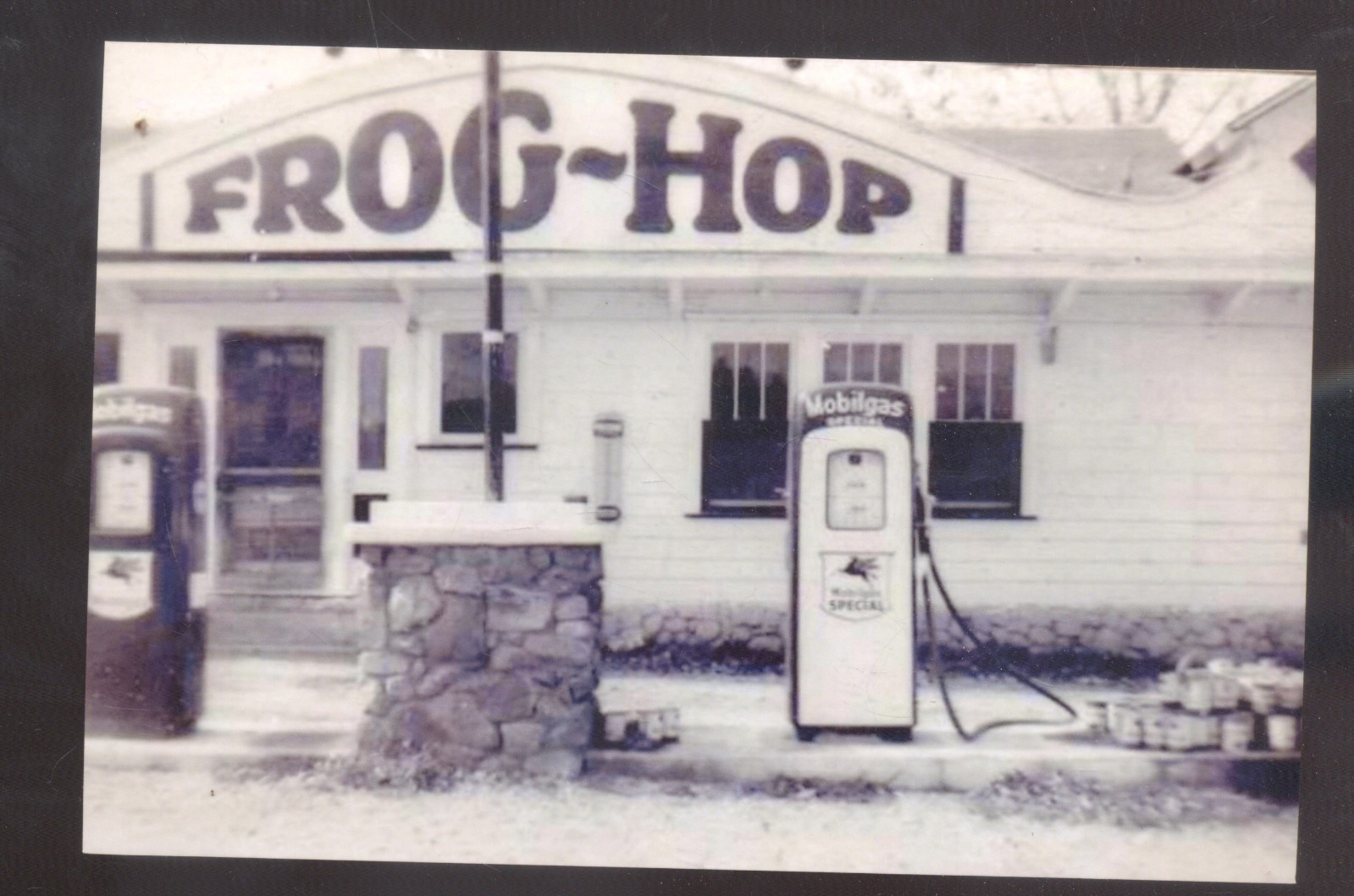 REAL PHOTO ST. JOSEPH MISSOURI FROG HOP GAS STATION STORE MO. POSTCARD ...