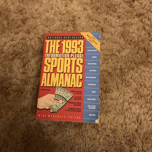 Vtg 1993 Information Please SPORTS ALMANAC 1992 World Series Finals | eBay