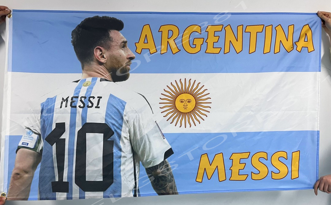 Argentina Messi Flag