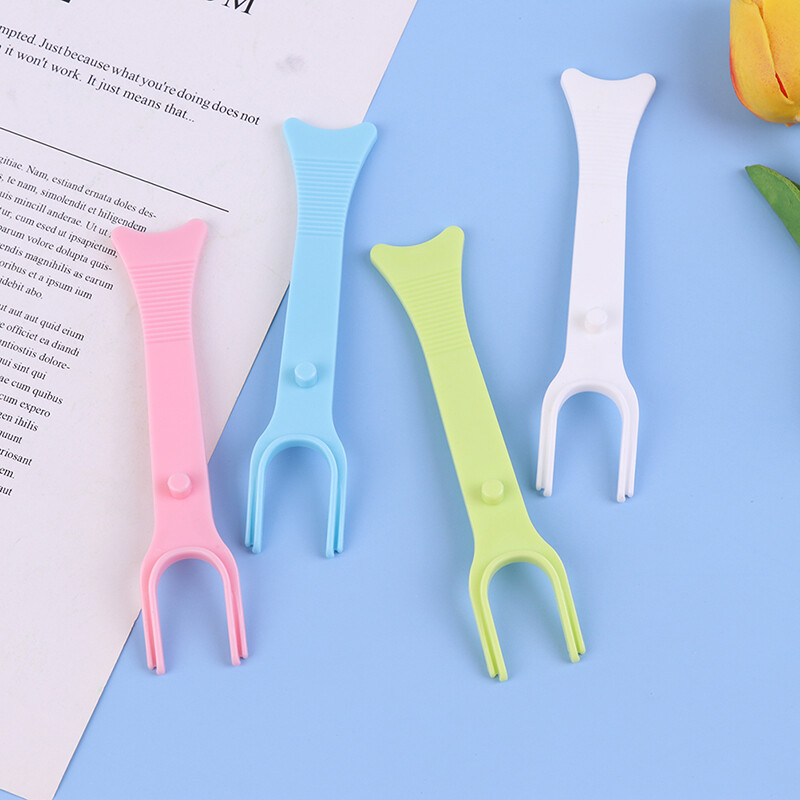 Dental Floss Holder Aid Oral Hygiene Toothpicks Holder Teeth Cleaning ...