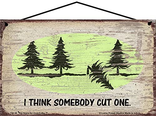 I Think Somebody Cut One Fart Joke Sign Tree Illustration Funny Home ...
