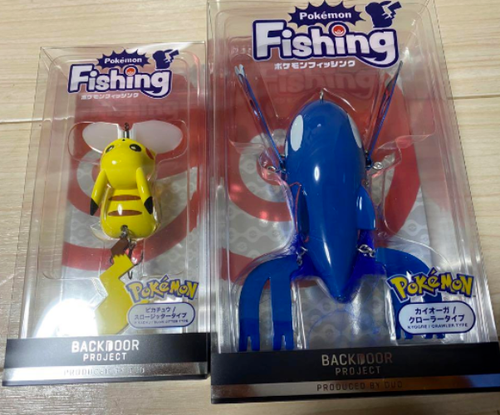 Pokemon Fishing Lure Set PIKACHU & KYOGRE DUO Japan New Rare | eBay