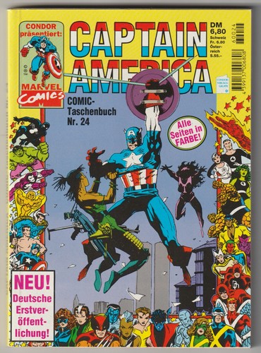 CAPTAIN AMERICA #24, CONDOR PUBLISHER/MARVEL COMICS 1996 COMIC ...
