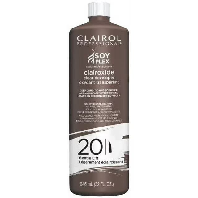 Clairol Professional Soy 4 Plex Clairoxide 20 Volume Clear Developer 32 ...