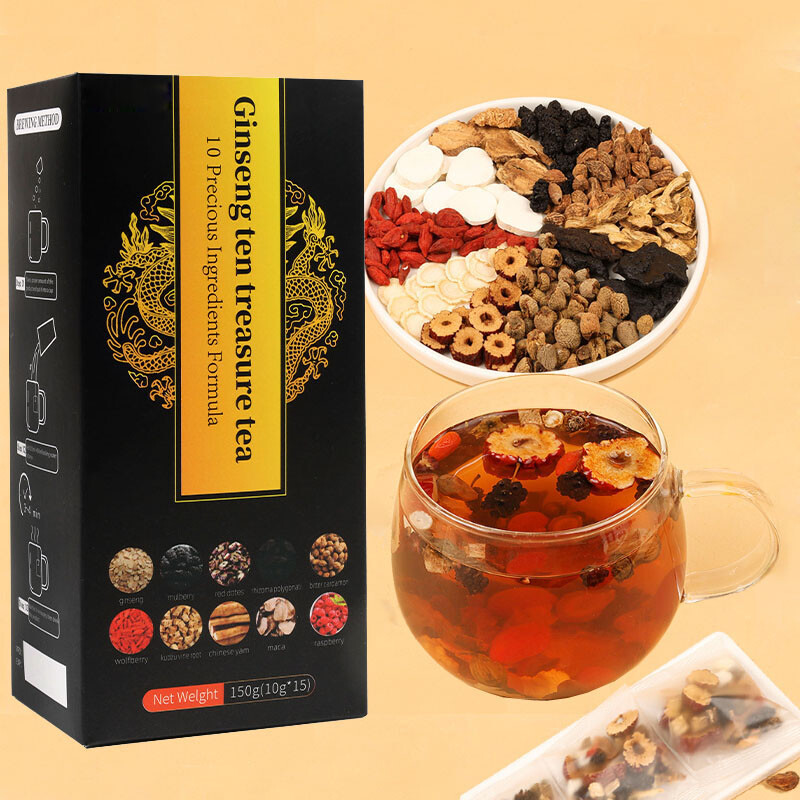 5Box Kidney Tea Formula Ginseng Six Treasure Tea, Kidney Tea Chinese ...