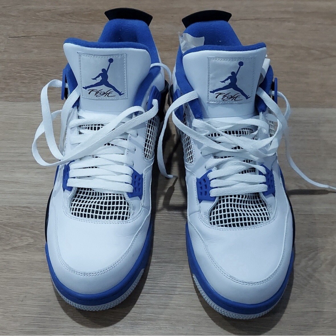 Nike SAMPLE Air Jordan 4 IV Motorsports 2016 (308497-117) Blue White ...