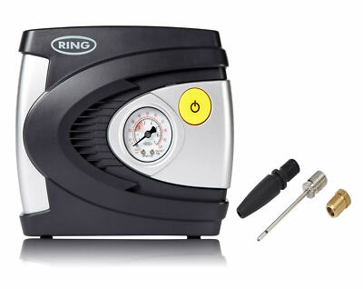 RING RAC610 12V ANALOGUE AIR COMPRESSOR WHEEL TYRE INFLATOR PUMP PSI ...