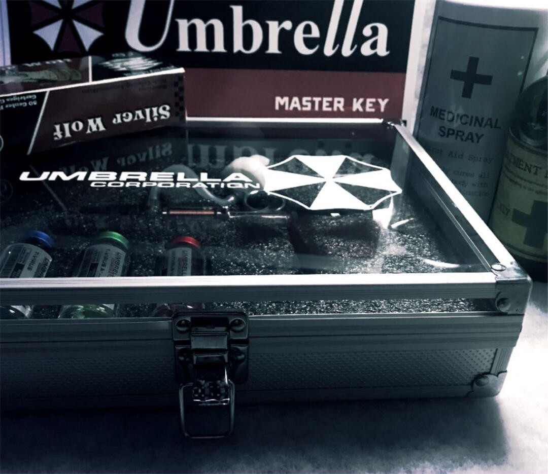 Biohazard Injector gun replica set T virus 3 types set Umbrella ...