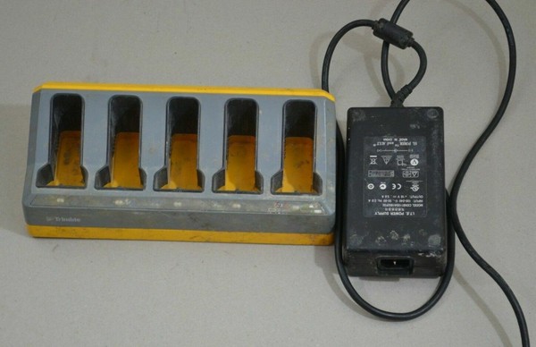 Trimble 57550-00 S6 5-slot Battery System Charger With Power Supply for ...