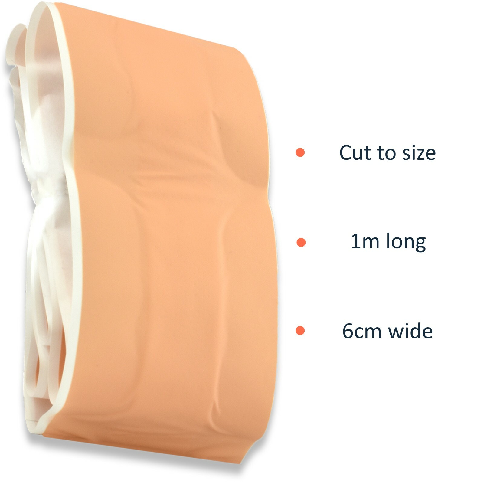 PREMIUM CUT TO SIZE PLASTER STRIP DRESSING Large 6cm x 1m Long Roll ...