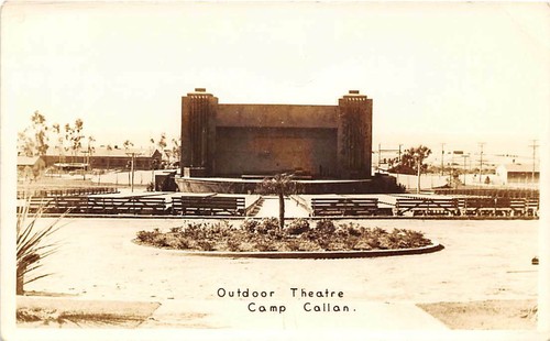 Outdoor Theater Camp Callan US Army Anti-Aircraft Artillery La Jolla CA ...