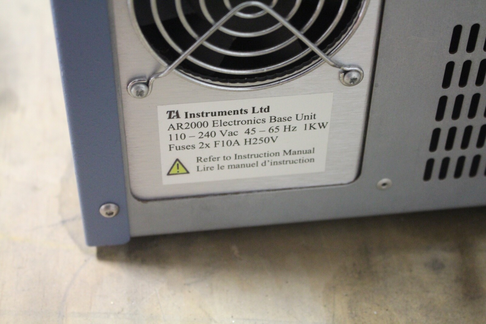 TA Instruments Rheometer Rheolyst AR2000EX W/CONTROLLER WORKING | eBay