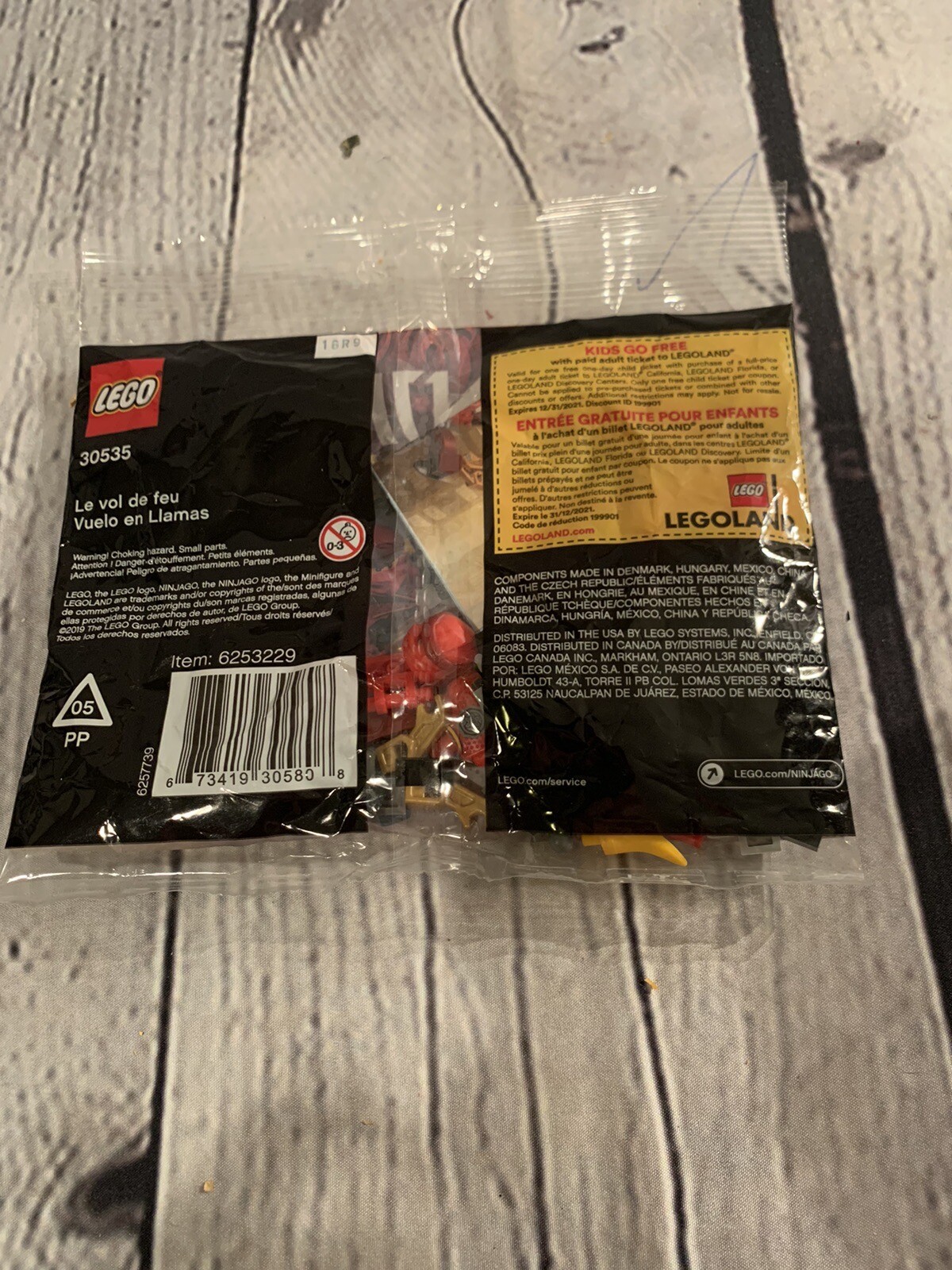 LEGO NINJAGO Fire Flight 30535 KAI - NEW & SEALED. 54 Pieces building ...