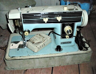 portable DRESSMAKER S6000 SEWING MACHINE W/ FOOT CONTROL in case | eBay
